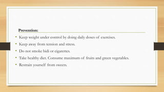 Lifestyle diseases ppt(harish) | PPTX