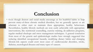 Lifestyle diseases ppt(harish) | PPTX