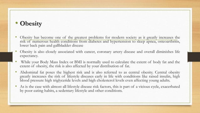 Lifestyle diseases ppt(harish) | PPTX