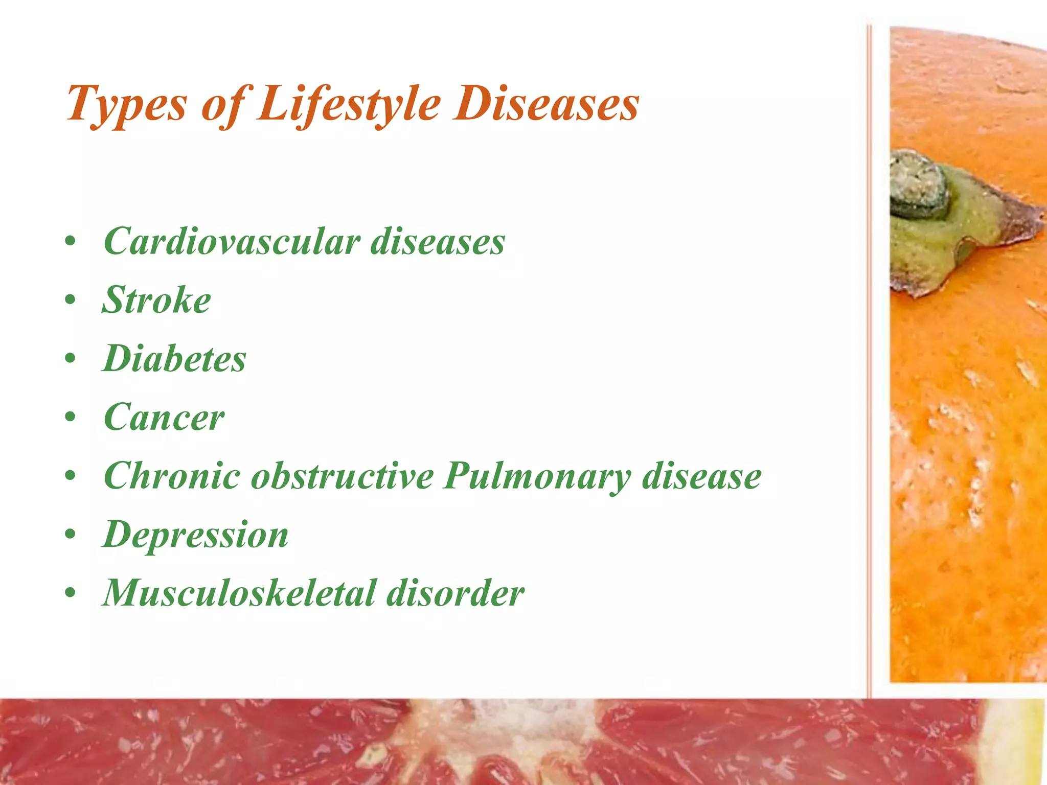 Lifestyle Diseases and Prevention | PPTX
