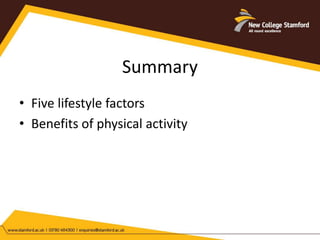 Lifestyle factors | PPTX