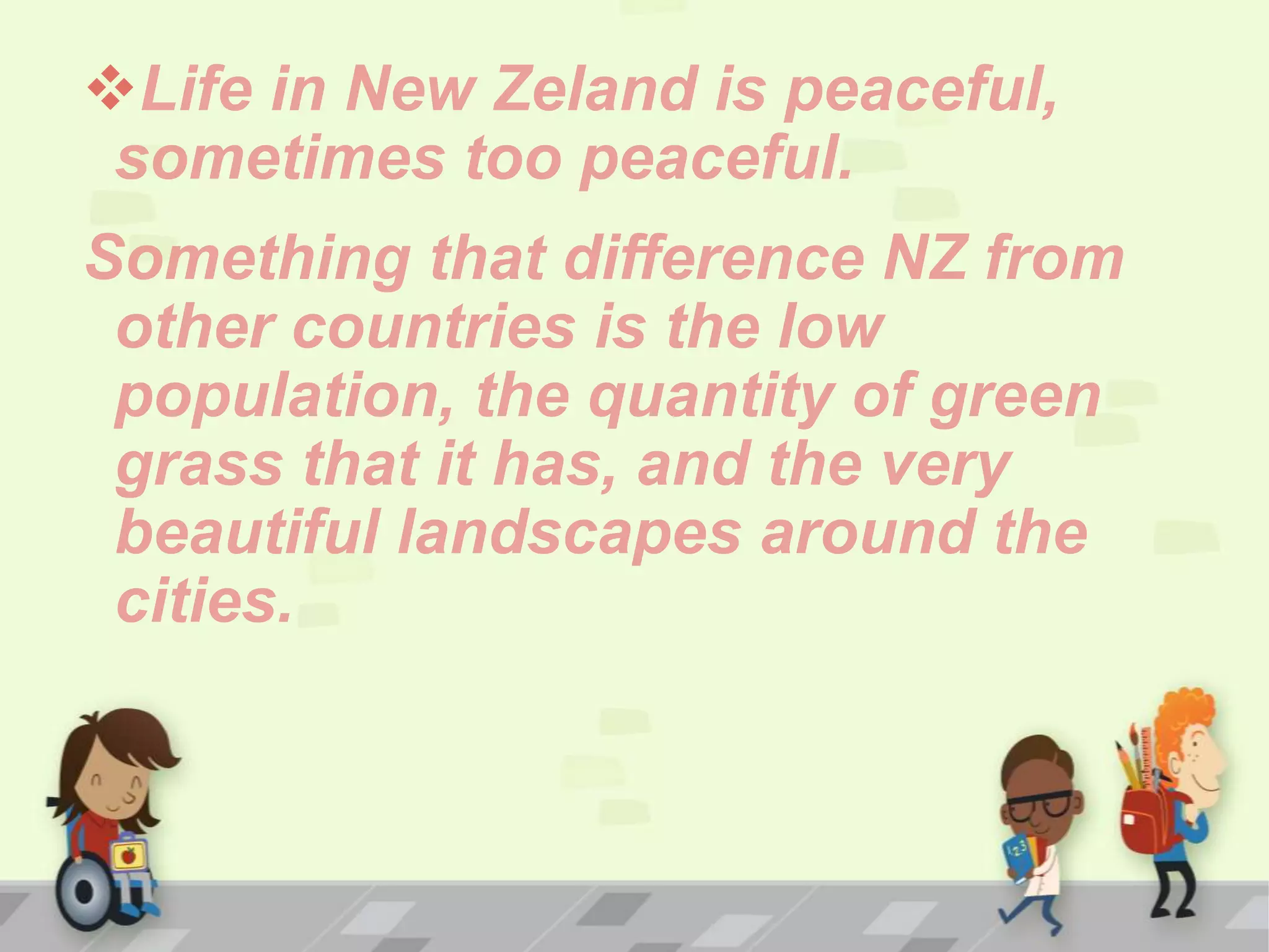 Lifestyle in New Zealand | PPSX