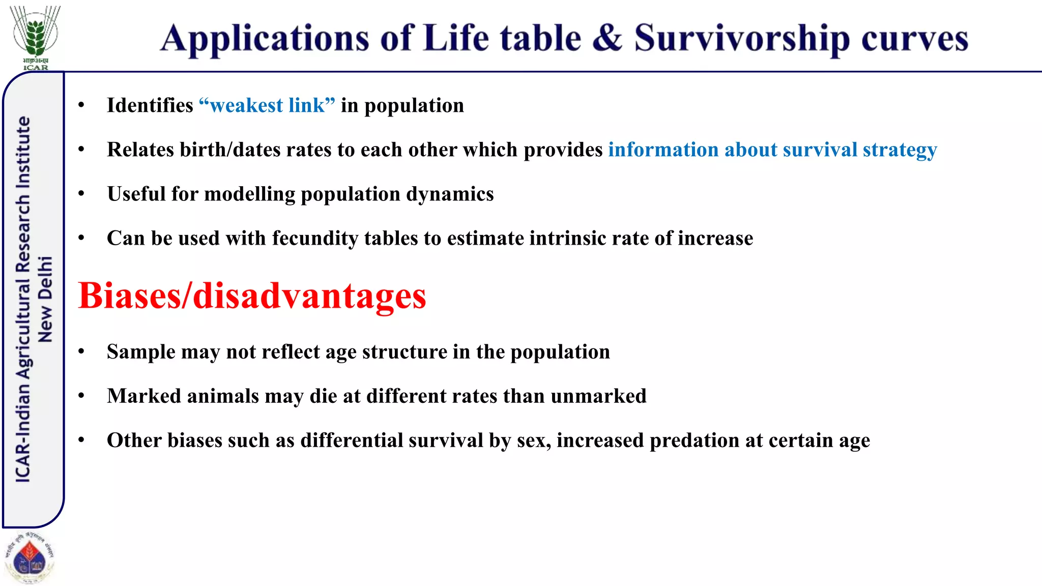 Life Table & Survivorship curves Prajwal.pptx