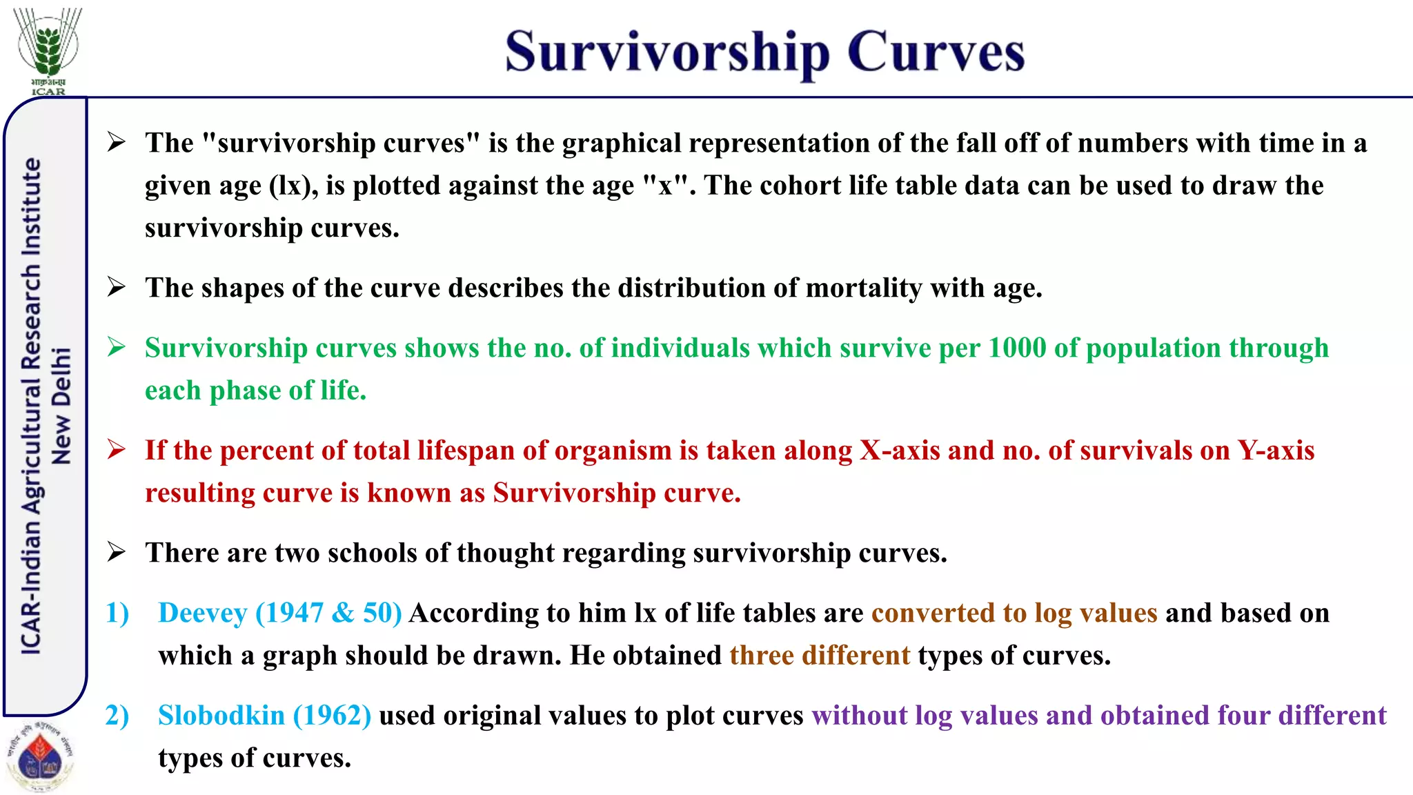 Life Table & Survivorship curves Prajwal.pptx