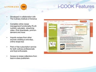 Lifeware TEK Overview | PPT