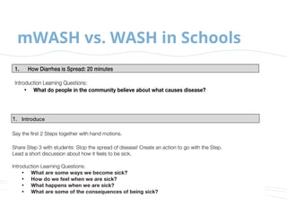 Lifewater mWASH Curriculum | PPTX