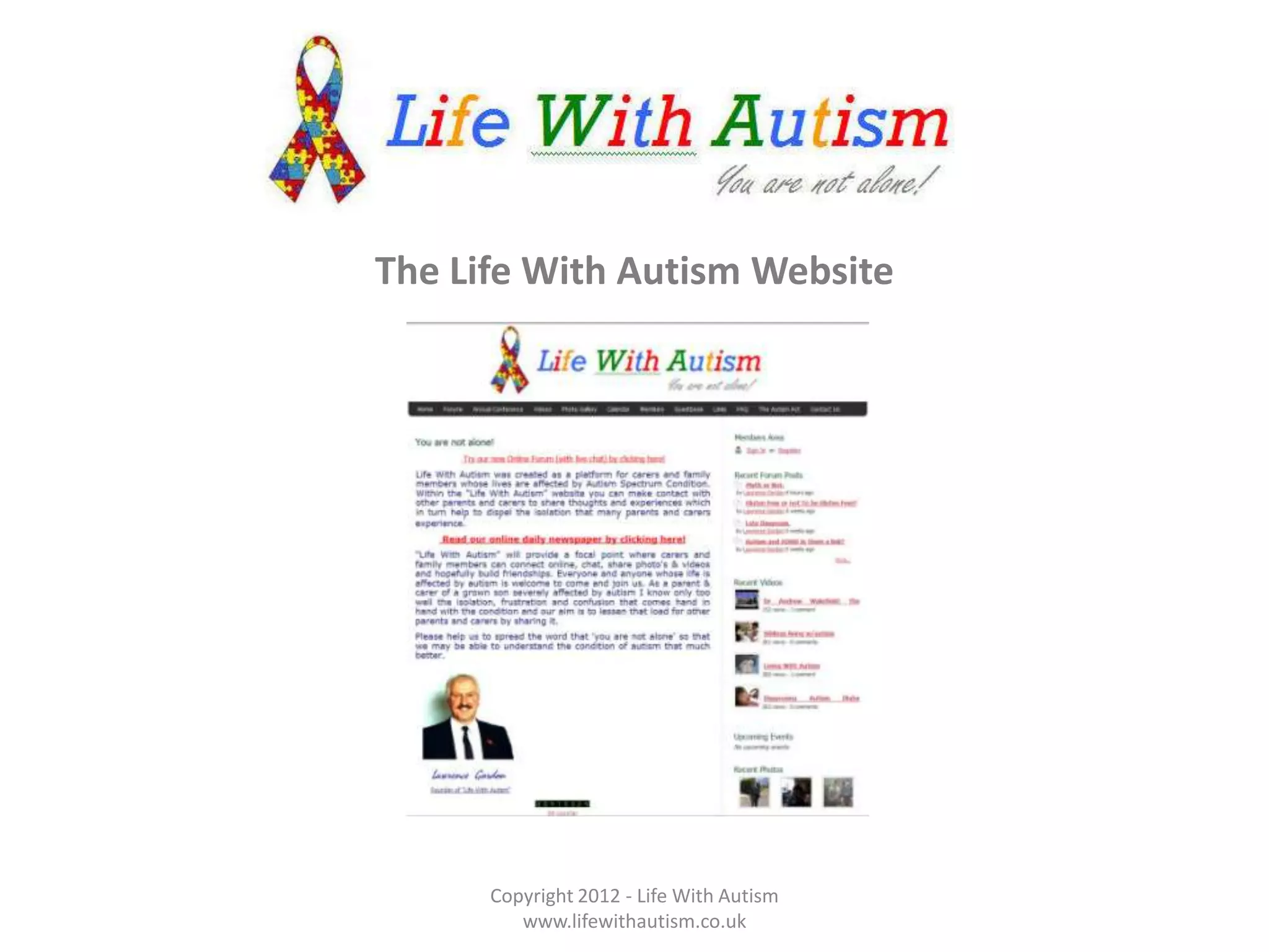 Life With Autism Presentation | PPTX