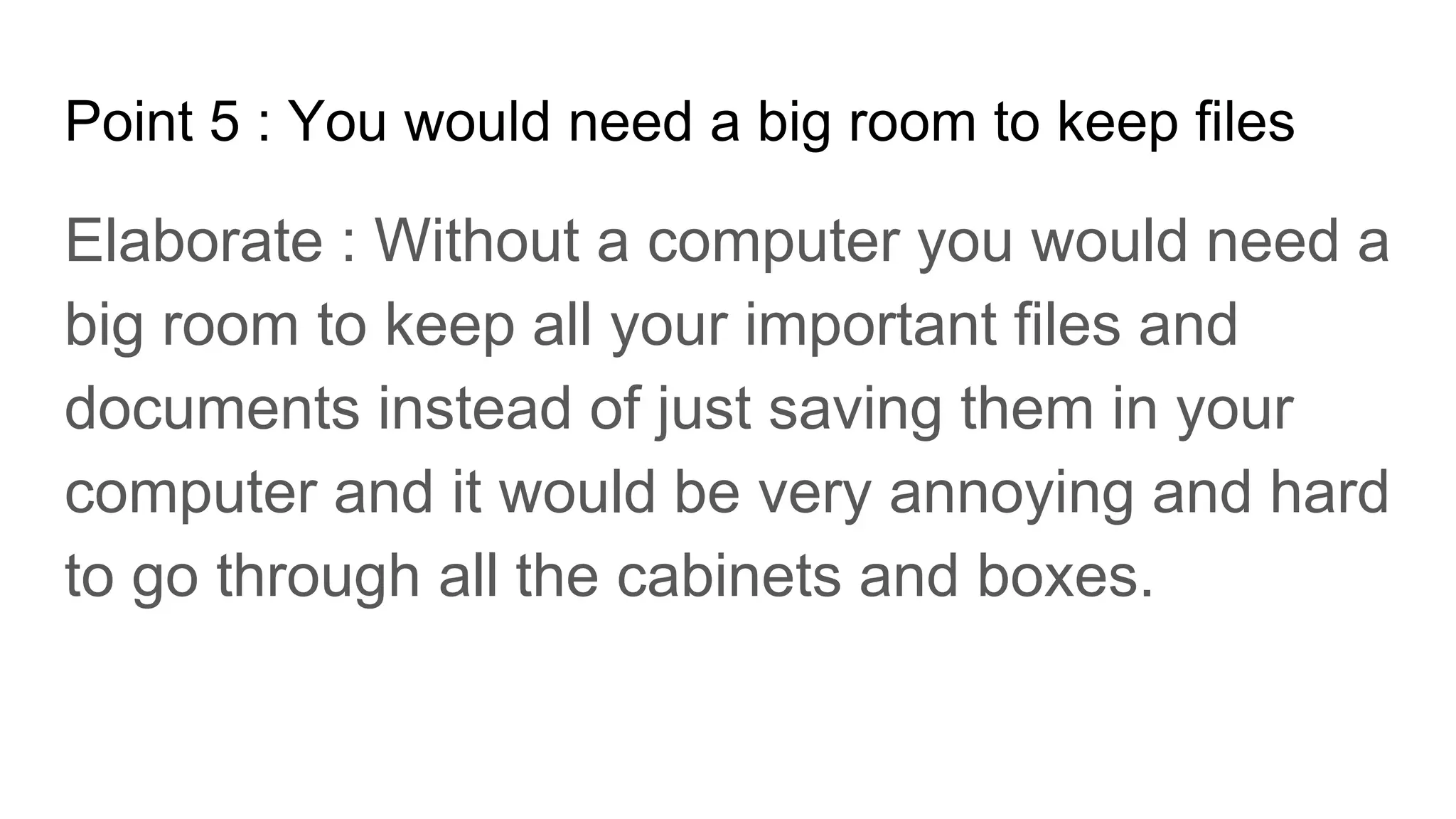 Life without computers by Mihara (1) | PPTX