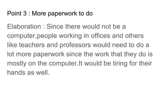 Life without computers by Mihara (1) | PPTX