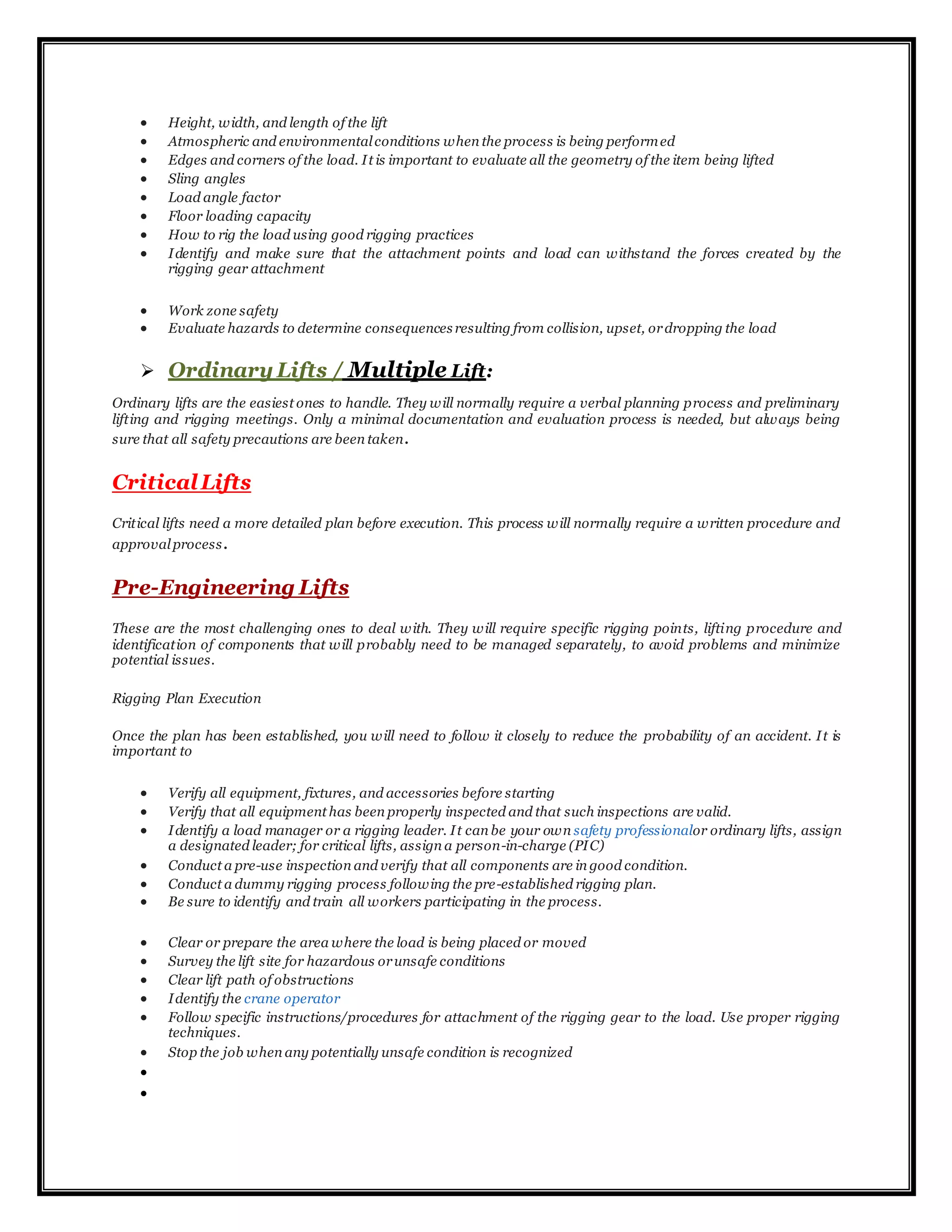 Liffting supervisor | DOCX