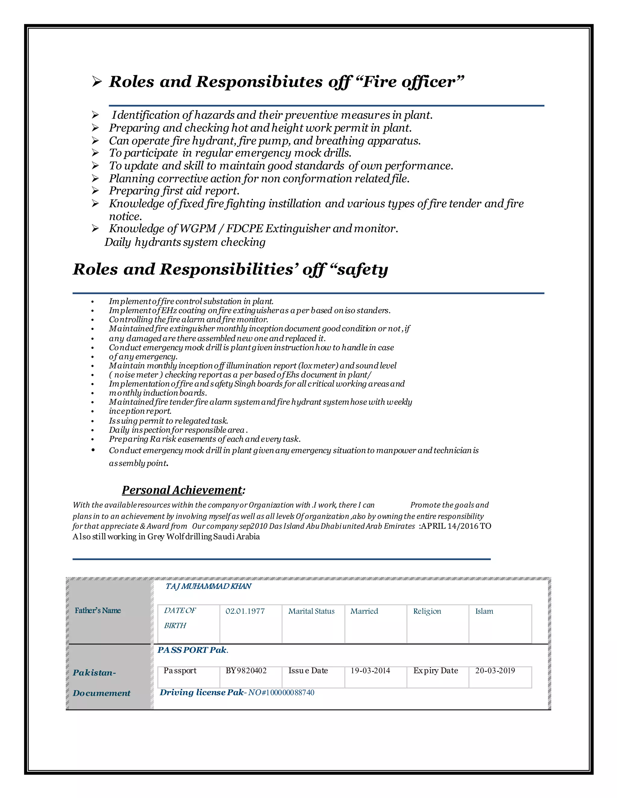 Liffting supervisor | DOCX