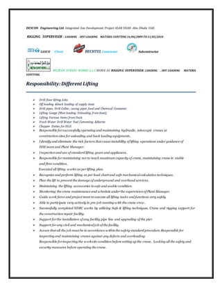 Liffting supervisor | DOCX