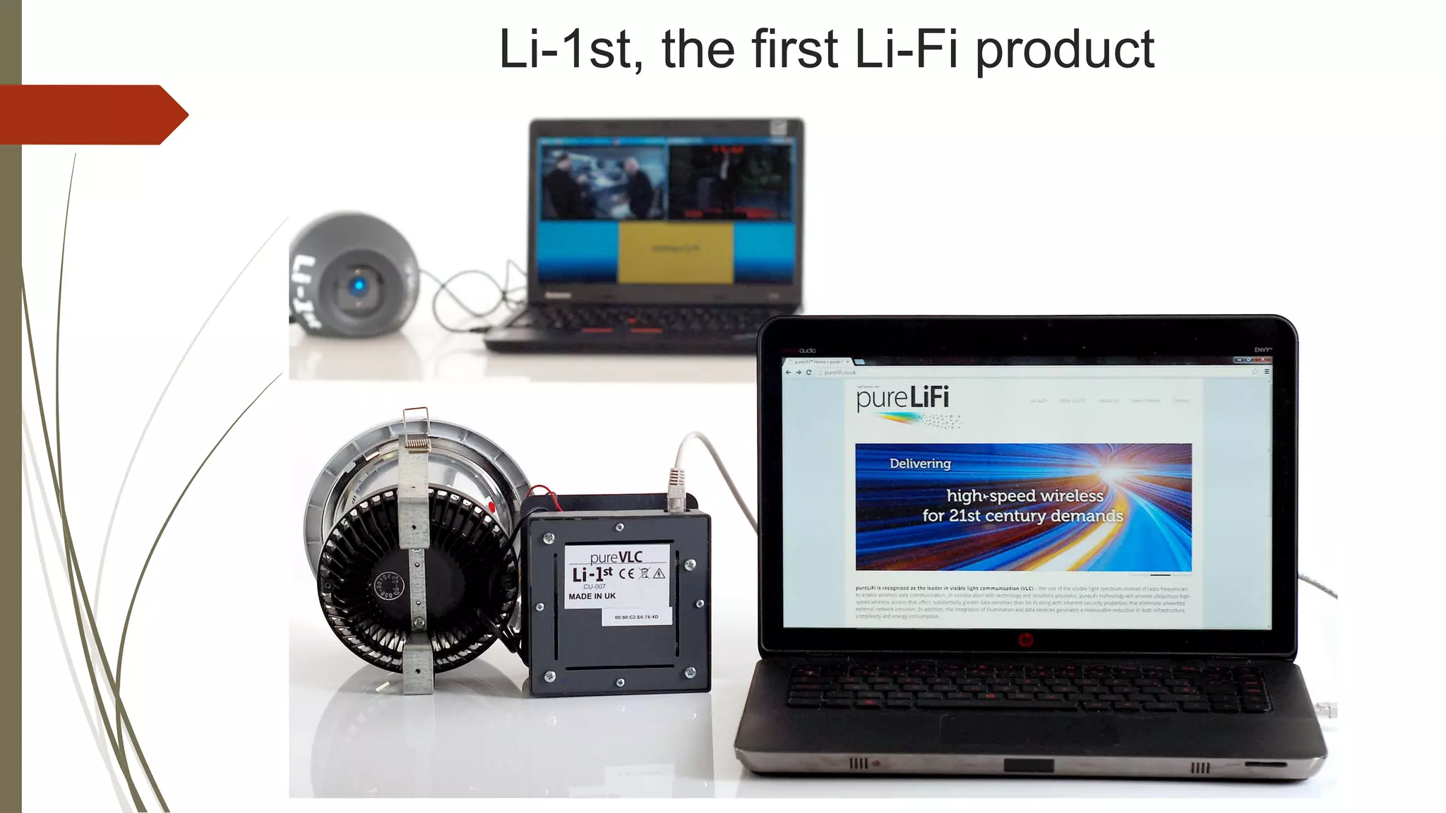 Li-Fi Technology PPT | PDF