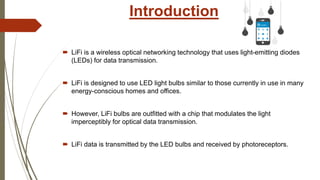 Li-Fi Technology PPT | PDF