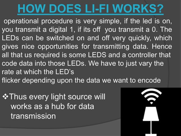 Li fi Technology | PPT