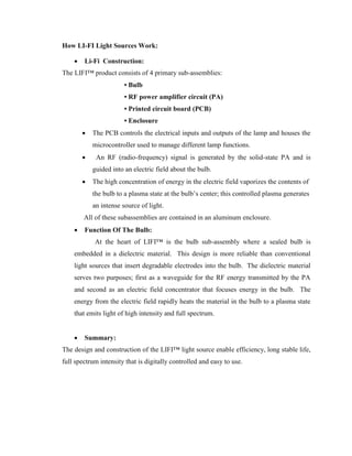 LIFI (Light Fidelity) | DOCX