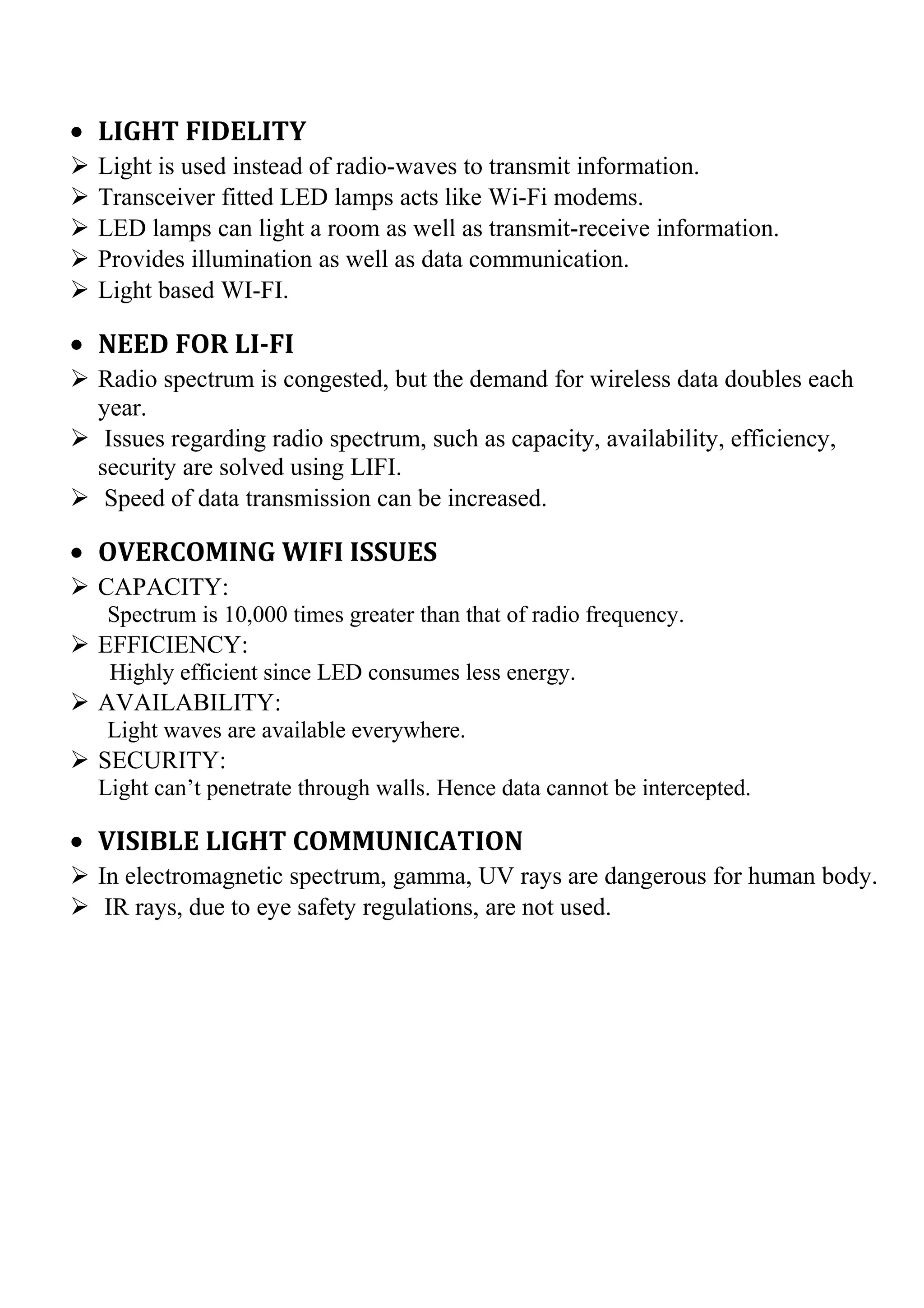 Lifi technology | DOC