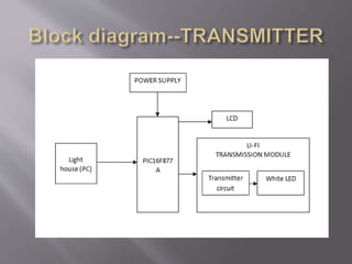 DATA TRANSMISSION USING LIFI TECHNOLOGY | PPT