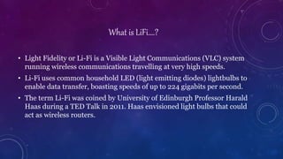 Li fi | PPTX
