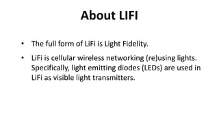 Lifi Technology | PPT