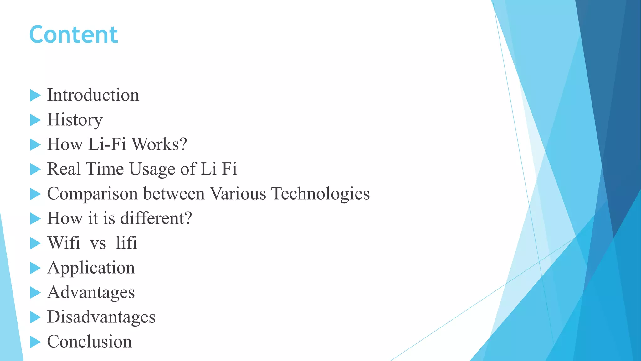 Light Fidelity (Li Fi) | PPTX