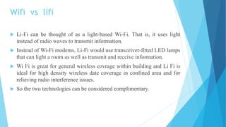 Light Fidelity (Li Fi) | PPTX