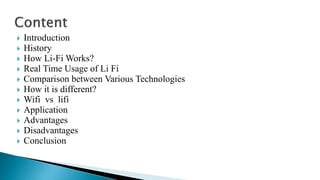 Lifi Technology | PPT