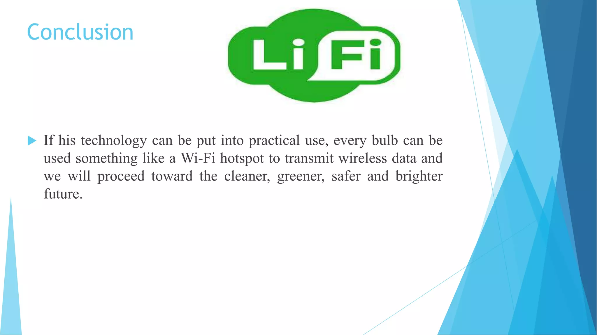 @Paper Presentation on Li-Fi (light fidelity system) | PPT
