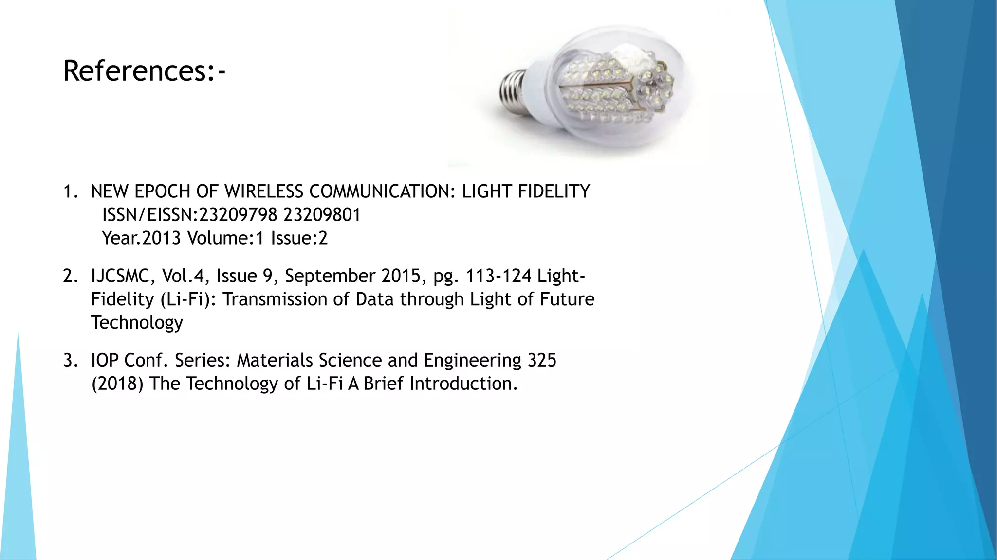 @Paper Presentation on Li-Fi (light fidelity system) | PPTX