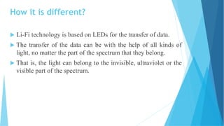 @Paper Presentation on Li-Fi (light fidelity system) | PPT