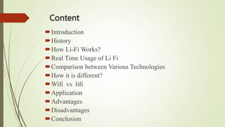 lifi-technology-ppt-Light-Fidelity.pptx | Computer Networking | Computing