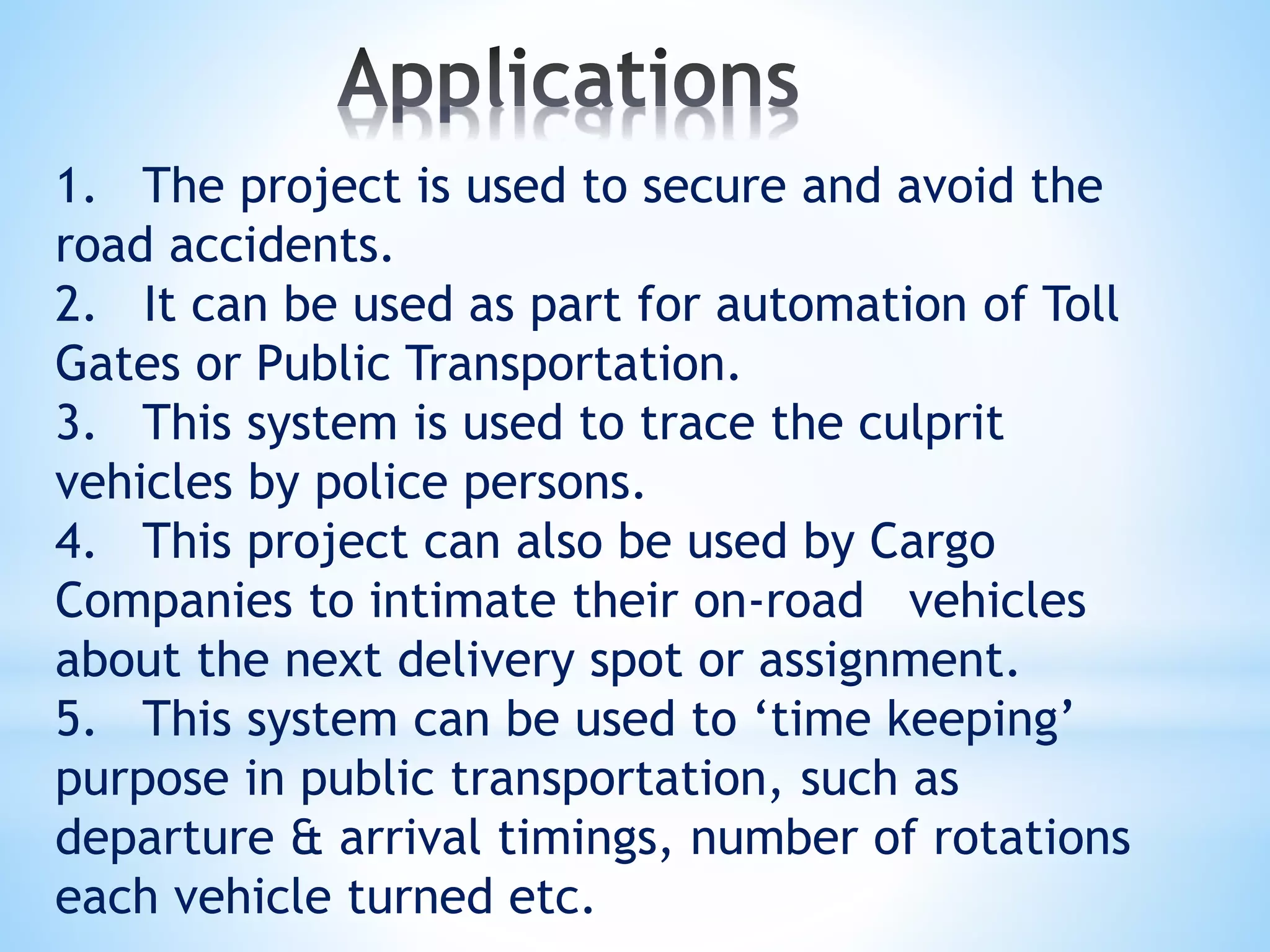 Lifi based automation of toll gate | PPTX | Auto Navigation Systems ...