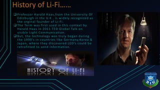 Li-Fi Technology ( Advanced Technology in Future) | PPT
