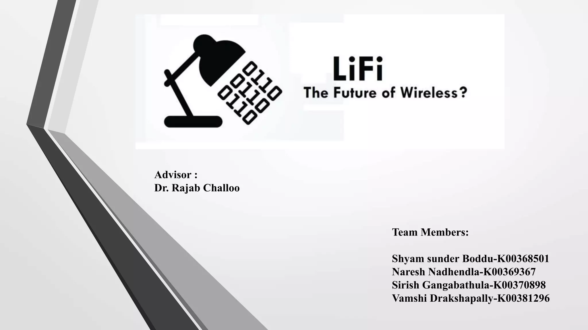 Lifi data transmission | PPT