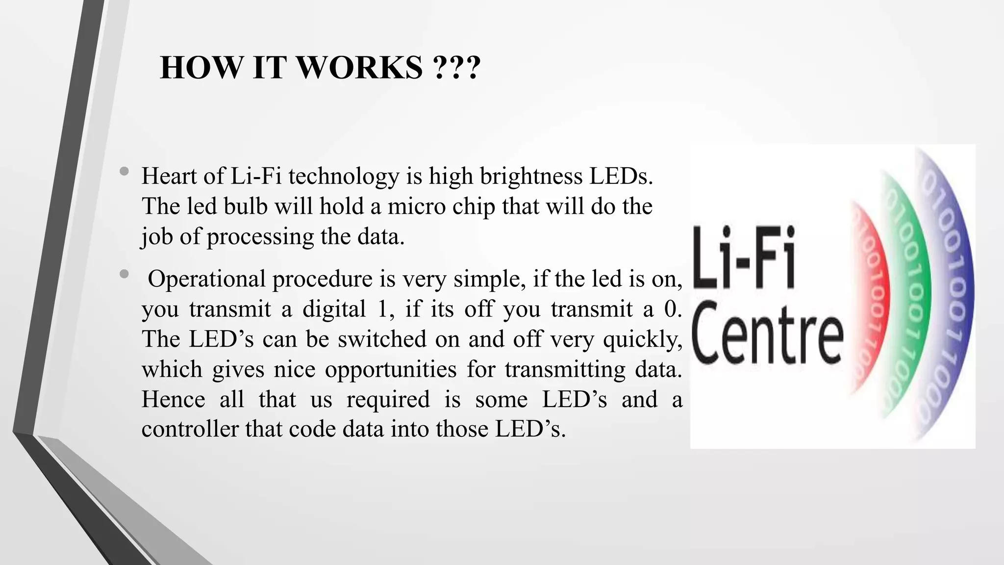 Lifi data transmission | PPT
