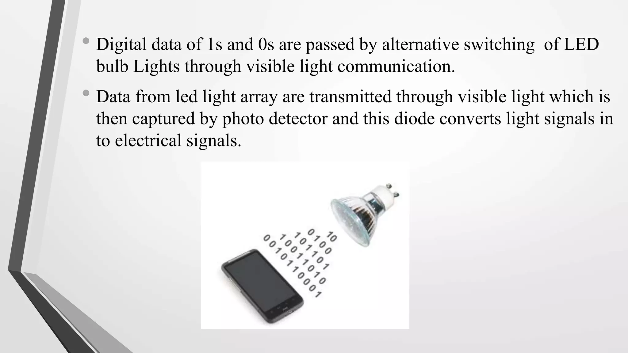 Lifi data transmission | PPT