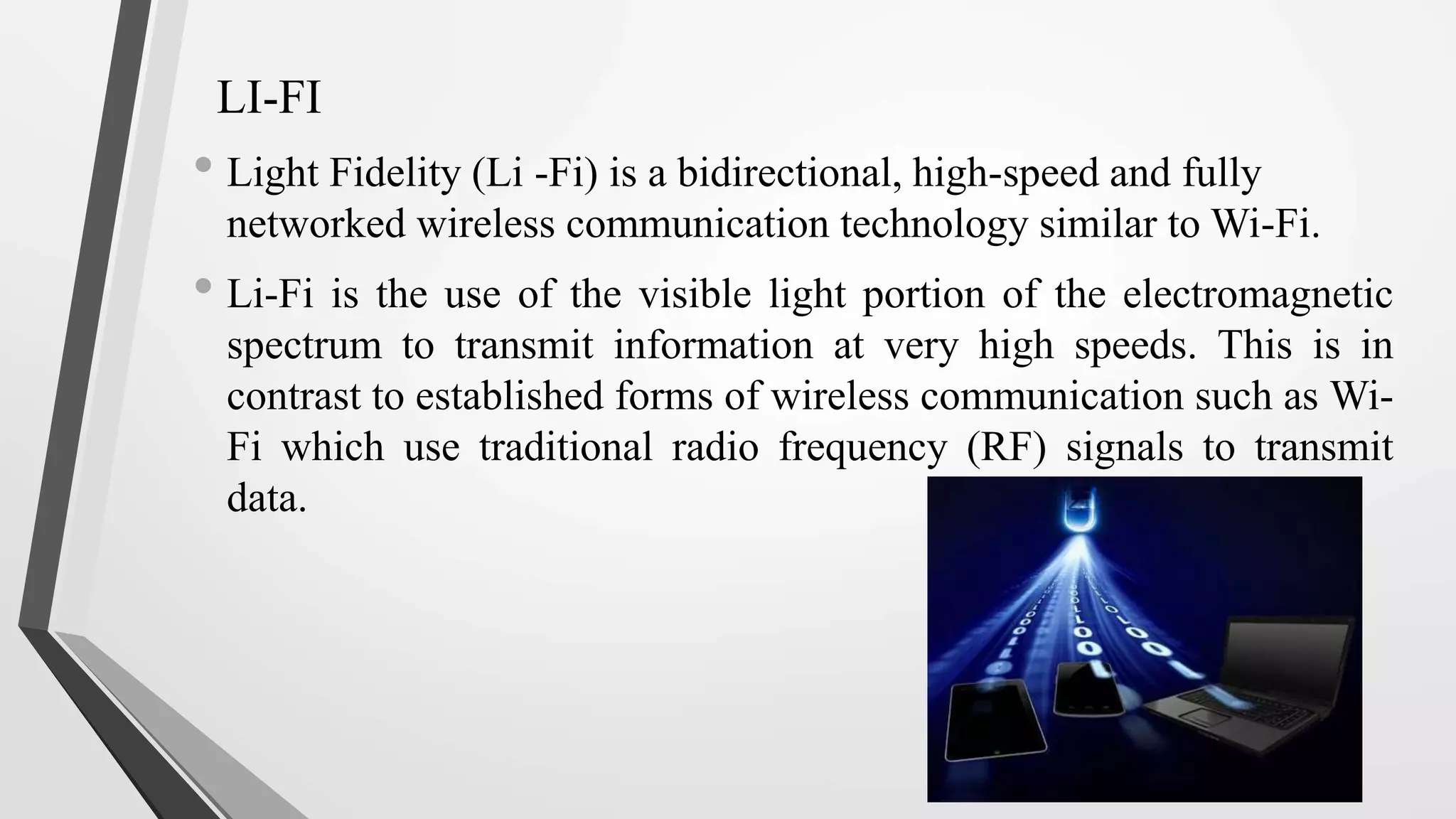 Lifi data transmission | PPTX