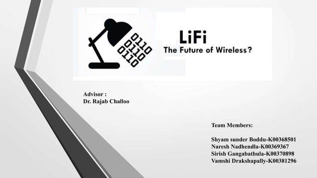 Lifi data transmission | PPT