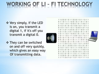 Li fi technology paper presentation, Li- Fi, VLC, Visible light ...