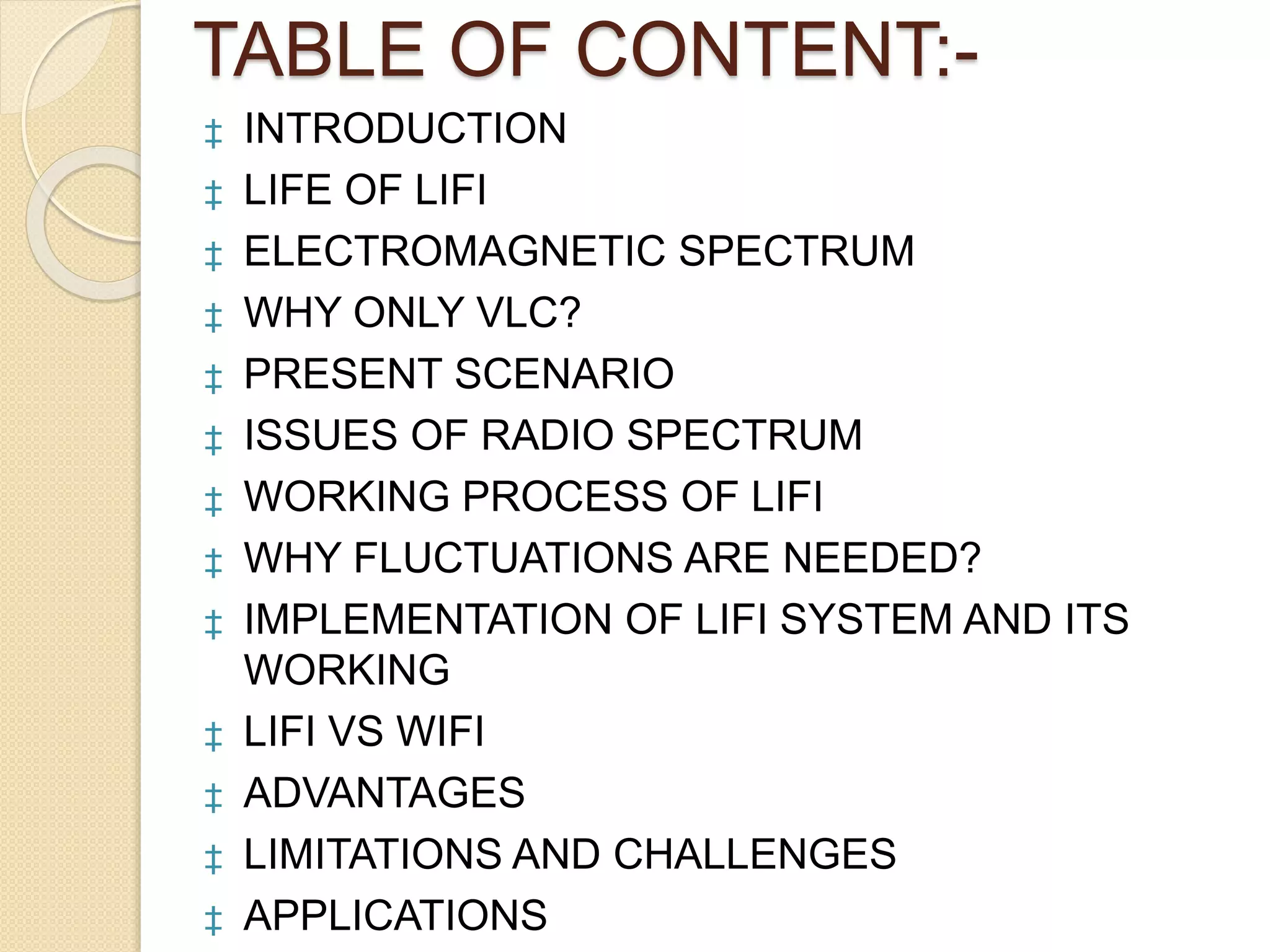 Lifi(light fidelity) | PPTX