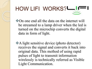 Lifi(light fidelity) | PPTX