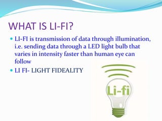 Lifi ppt | PPT