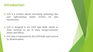 Li-Fi Technology,LI-FI ENERGY TRANSFORMATION | PPT