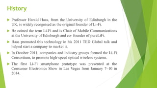 Li-Fi Technology,LI-FI ENERGY TRANSFORMATION | PPTX