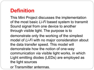 Lifi presentation | PPTX