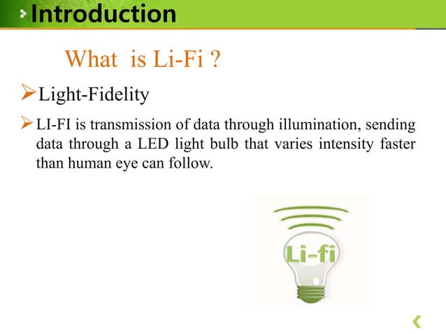 LiFI TECHNOLOGY | PPT