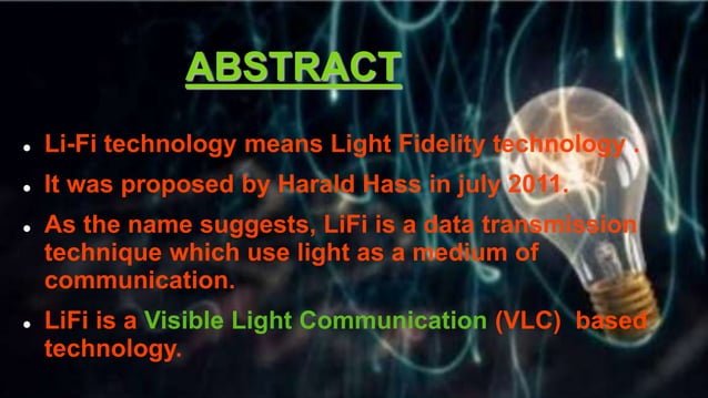 LIFI technology.ppt