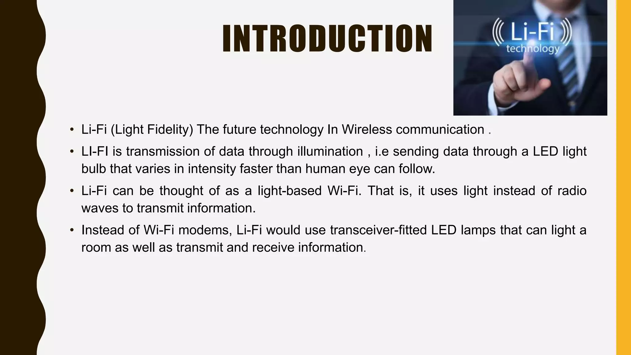powerpoint presentation of LiFi | PPT