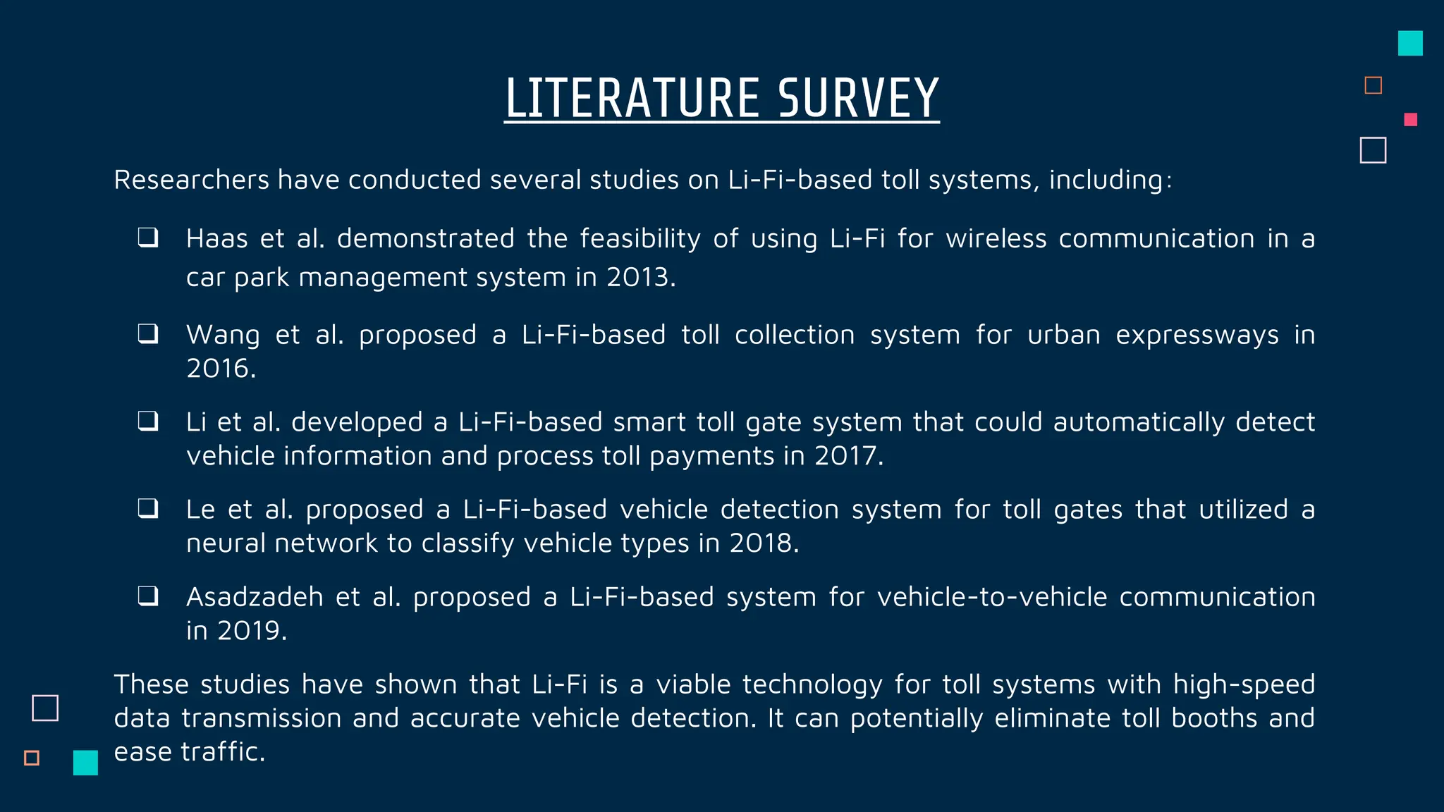 LIFI _ SMART TOLL COLLECTION SYSTEM final.pptx | Computer Networking | Computing