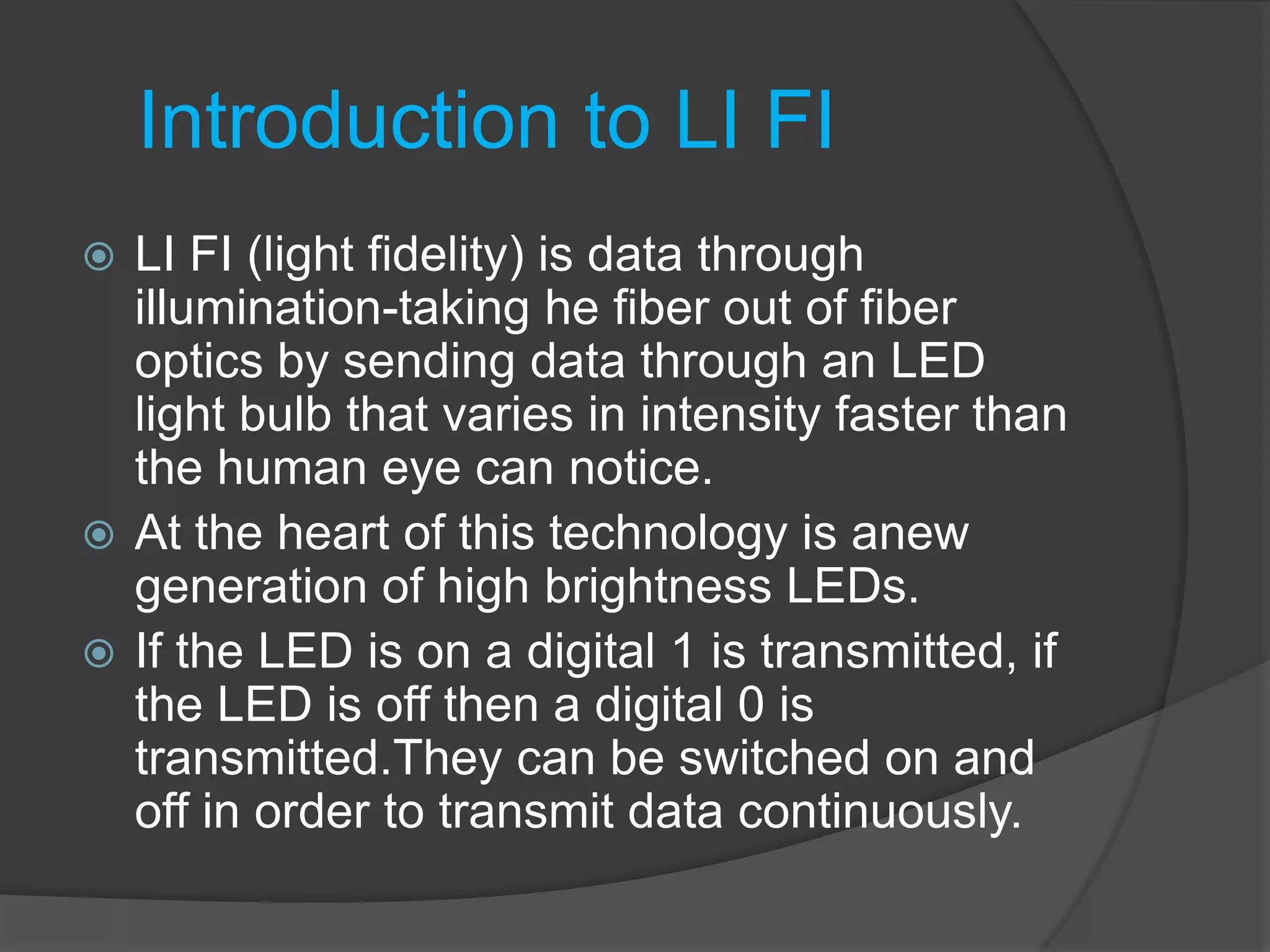 Li fi technology | PPTX